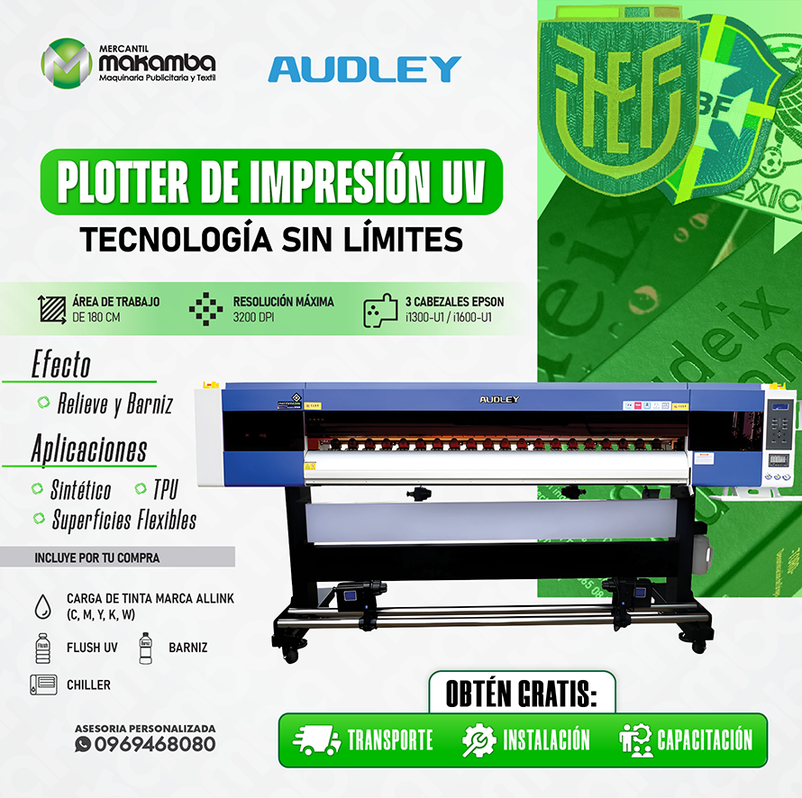 Plotter UV Audley 180 cm – Makamba